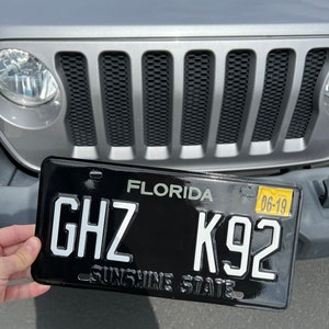 DIY Florida License Plate Vinyl Wrap Kit Custom License Plate - Etsy