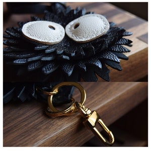 Leather Charm With Lobster Clasps Leather Key Holder Handbag Charm ...