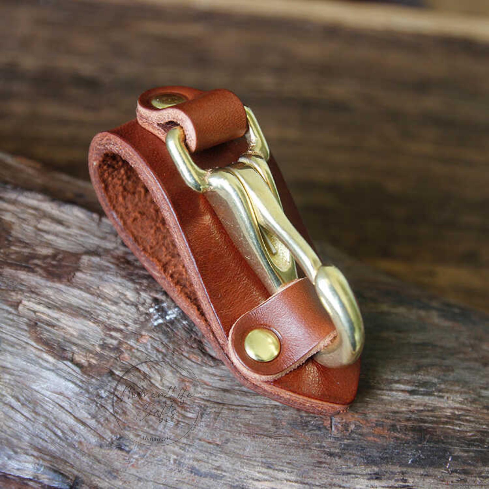 Handmade Leather Belt Buckle Organizer: Wickett and Craig Leather Craft ...