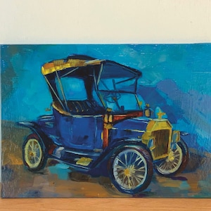 Ford Model T Painting - Etsy