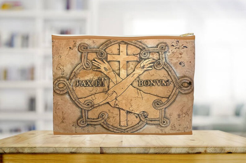 Digital Image Franciscan Shield Coat Arms DIY Wall Art Catholic Print ...