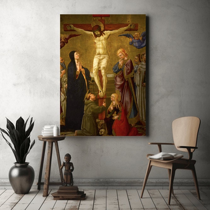 Saint Francis Cross Lent Good Friday Renaissance Painting Italian Art ...