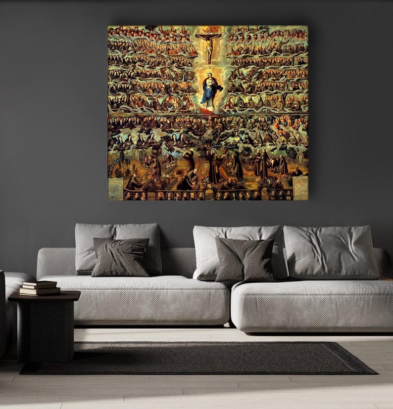 Franciscan Family Tree Saints Art Print, Catholic Gift (digital ...
