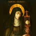 Saint Clare of Assisi Painting, Catholic Home Decor (restored Digital ...