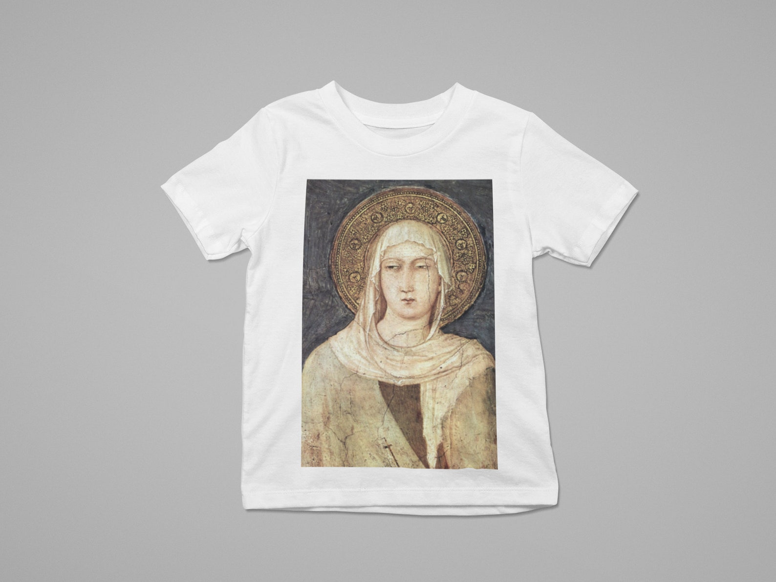 Image Saint Clare Of Assisi Downloadable Catholic T For Priest Nun Friar Secular Franciscan
