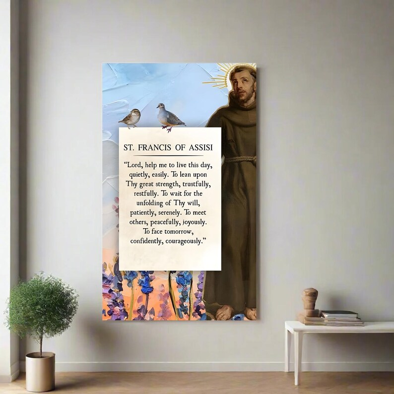 Pack 2 Saint Francis Animals Creation Blessing Digital Painting ...