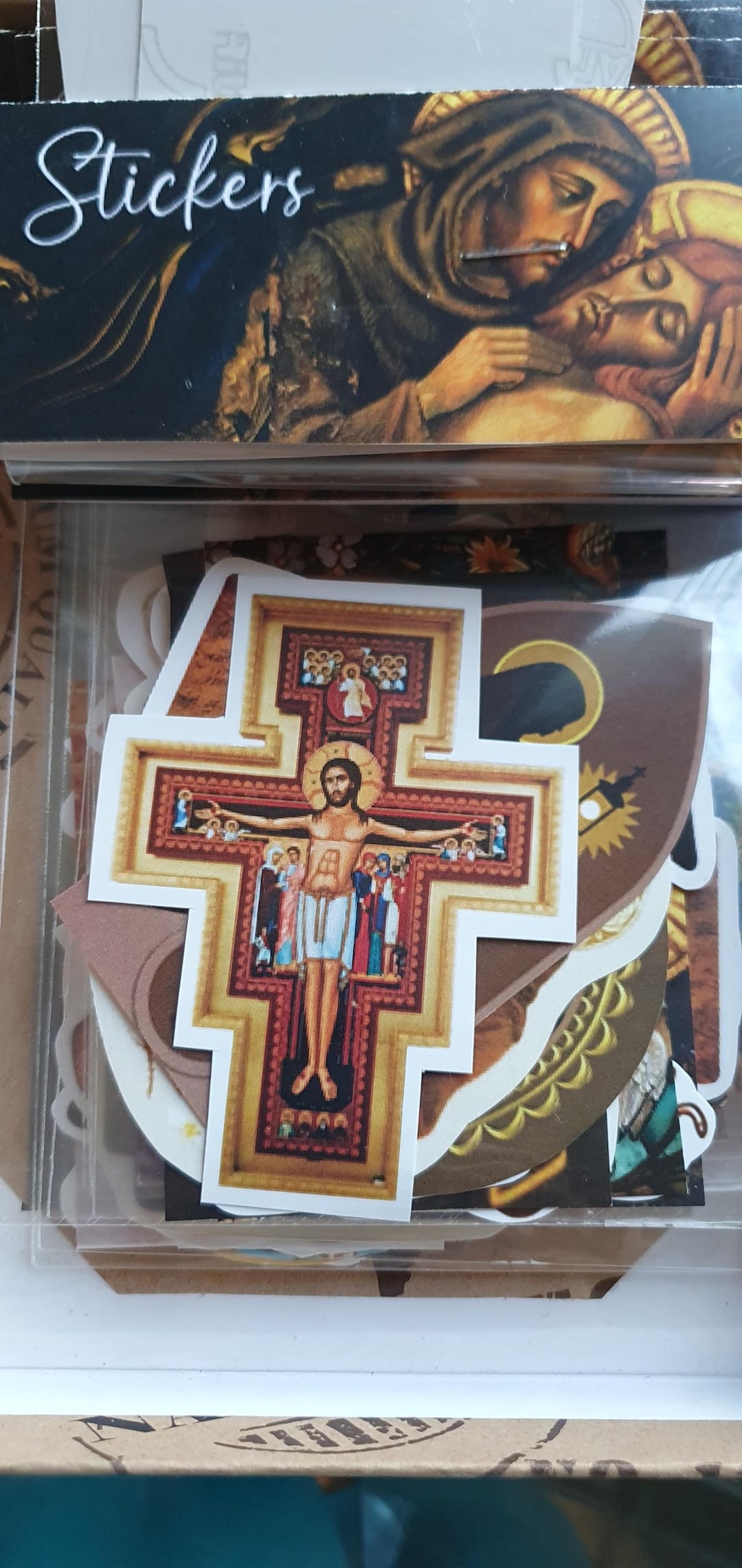 Franciscan Art Sticker Set | Catholic Journal, Scrapbook Stationery (10 ...