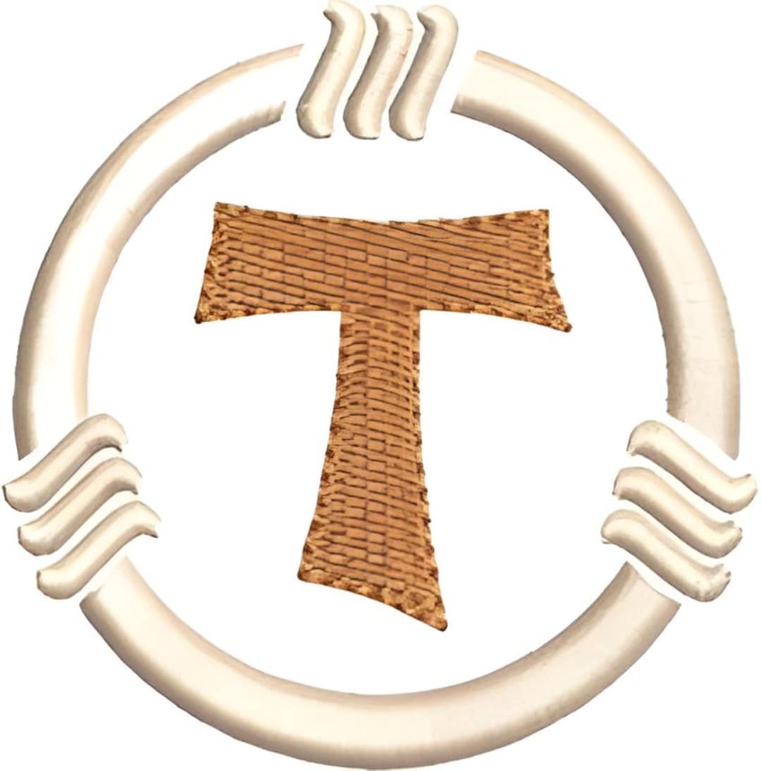 Tau Franciscan Cord Logo Catholic Wall Art Printable - Etsy