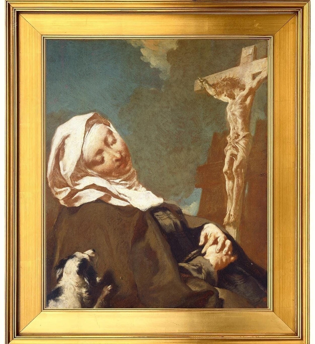 Saint Margaret of Cortona Art Print 2 Set, Italian Baroque Painting ...