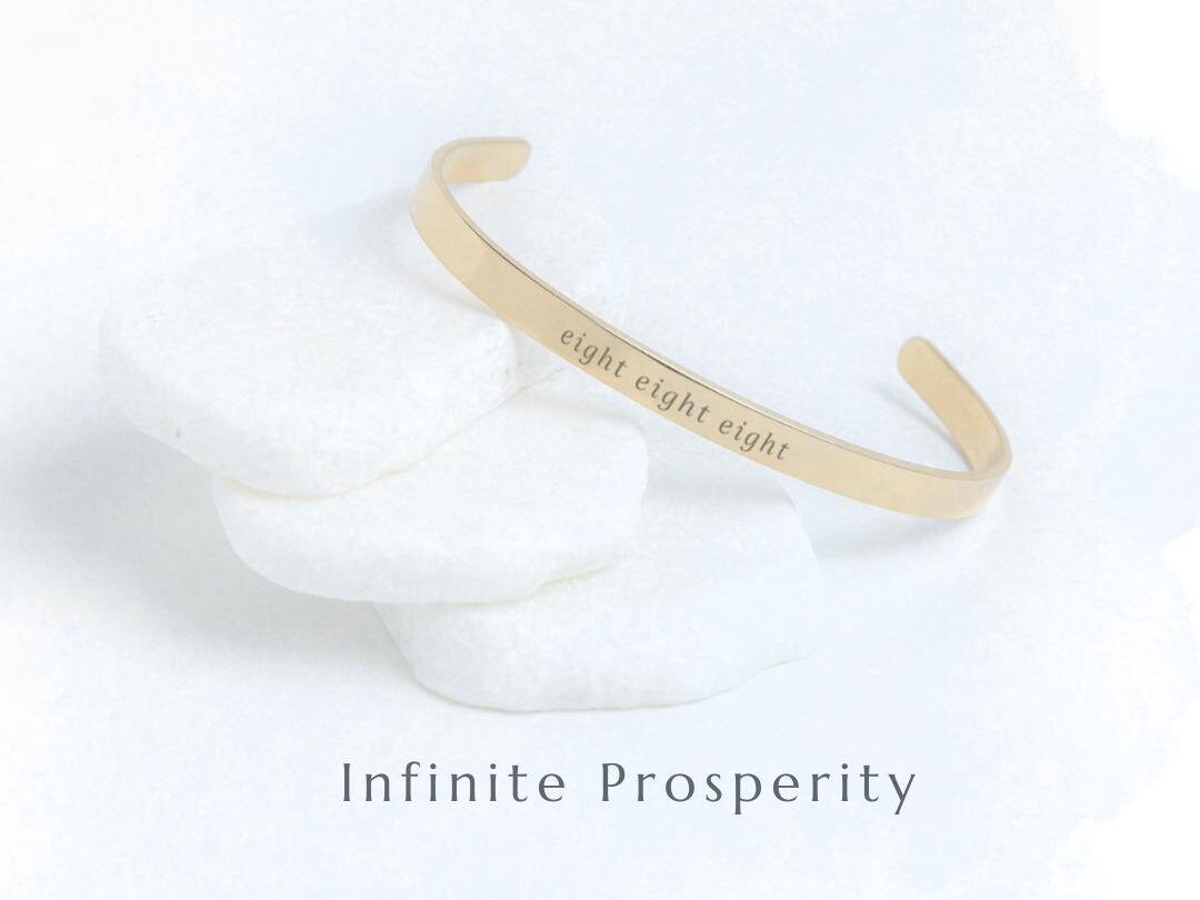 888 Angel Number Bracelet - A Symbol of Abundance, Success, and ...