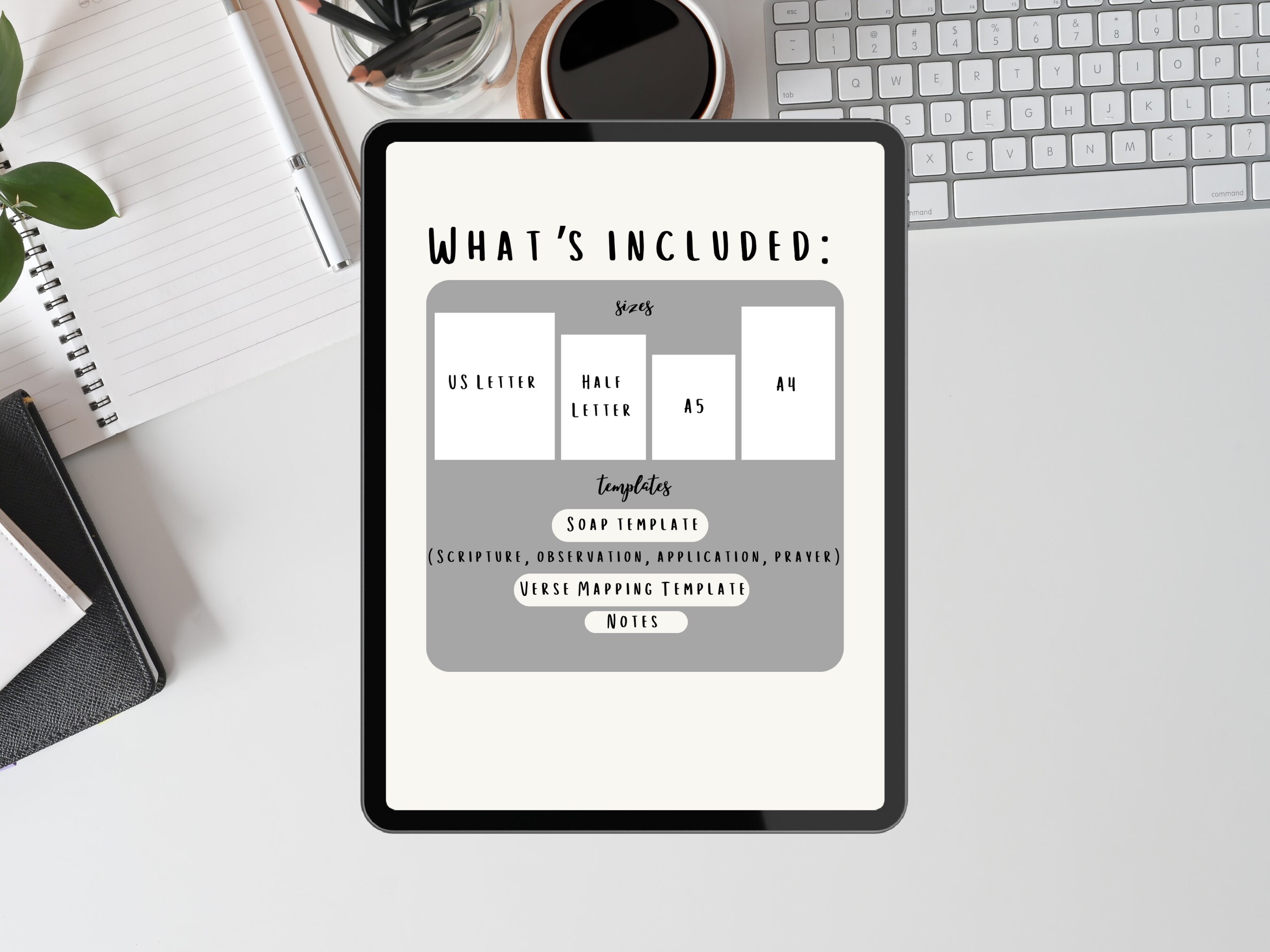 Elevate Your Faith Journey: SOAP and Verse Mapping Bundle Template ...