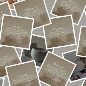 Peace Scripture Social Media Posts|printable Wall Art Bundle for Peace ...