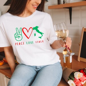 Peace Love Italy, Italy Svg, Italian Svg, Italian Svg Files, for Shirts ...