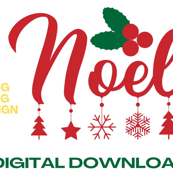 Noel Svg - Etsy