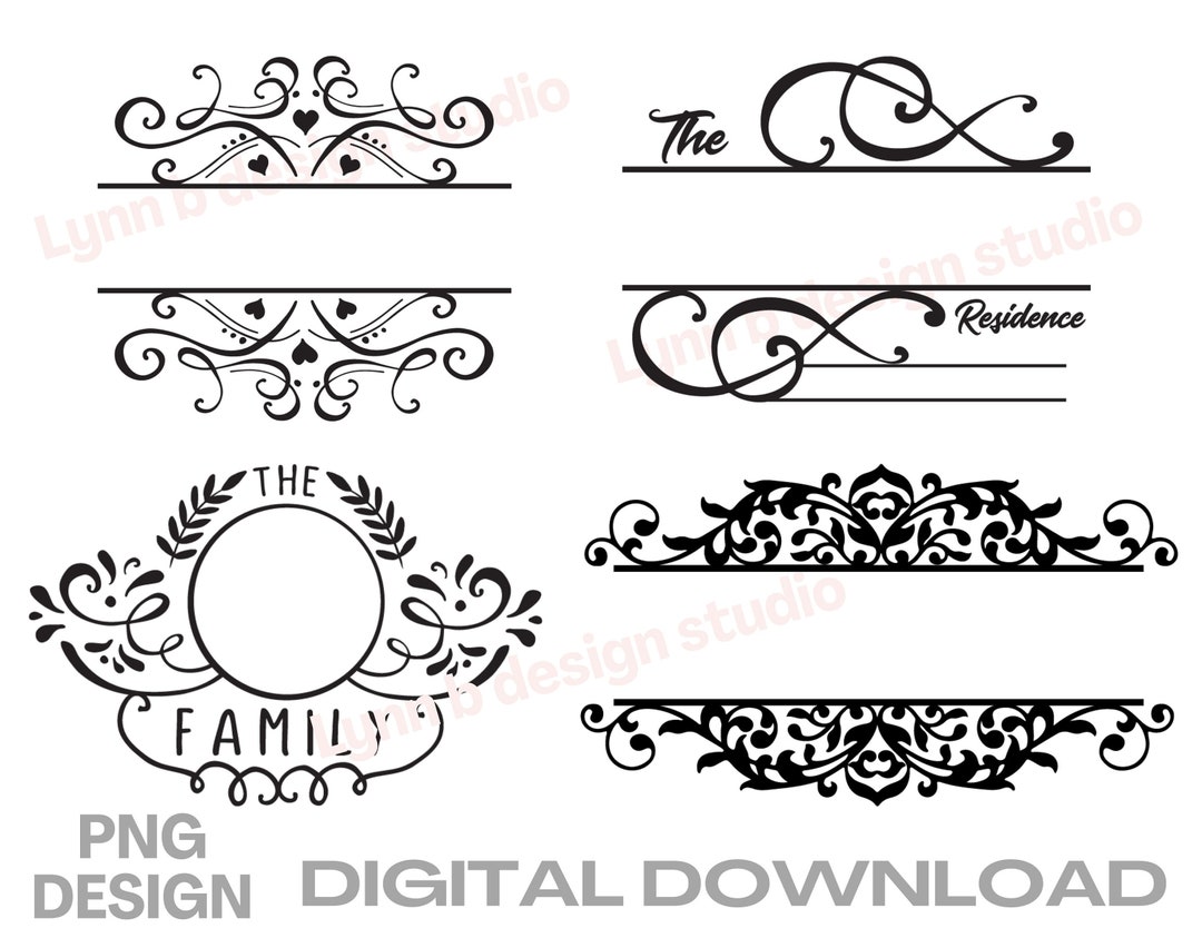 Mailbox Decal Png, Family Mailbox Decal Address,, Png Designs for Signs ...