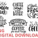 Coffee Bar Png Bundle, Coffee Bar Sign, Coffee Png Designs, Coffee Bar ...