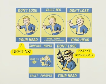 Fallout Vault-tec Poster Digital Download - Etsy
