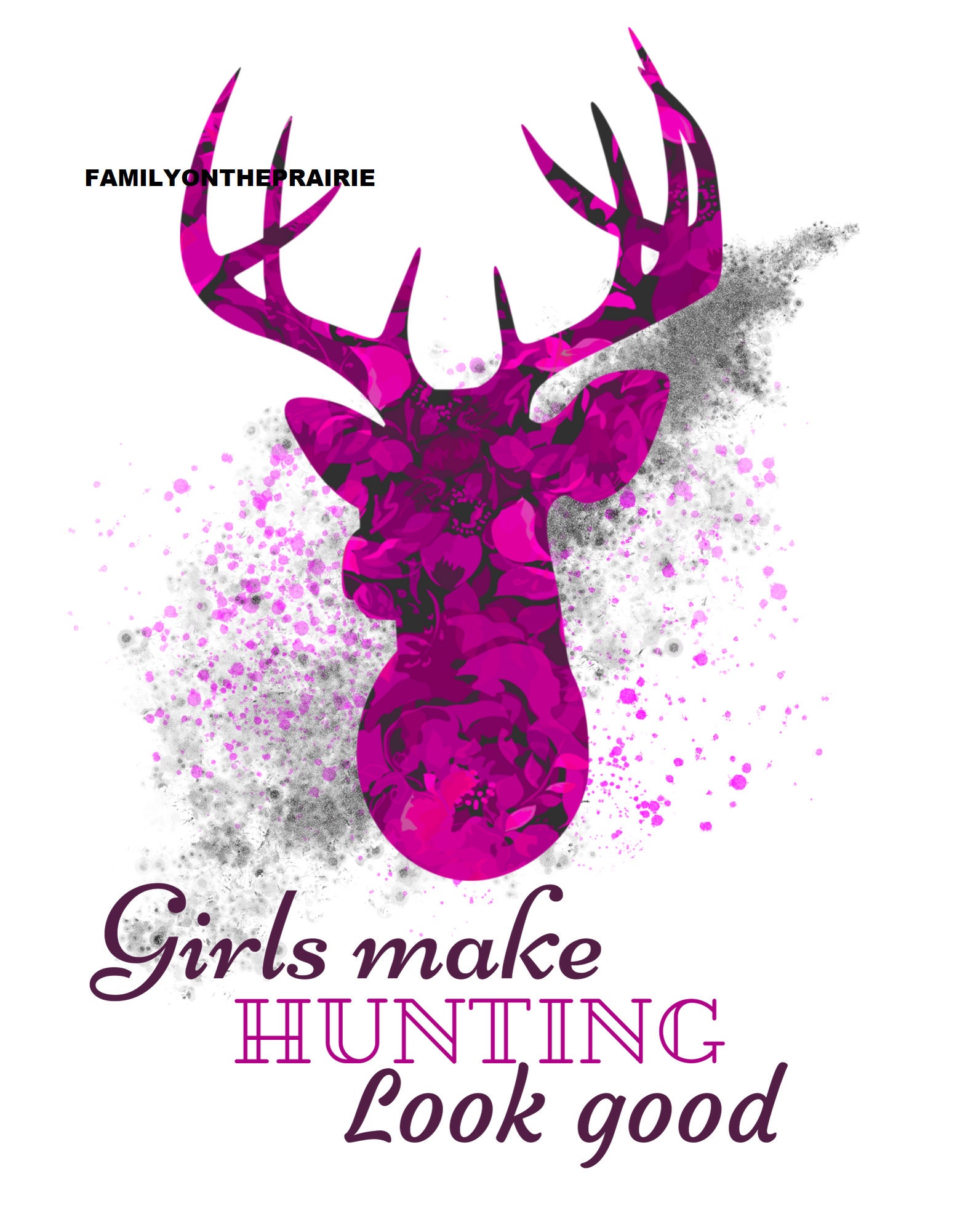 Girls Make Hunting Look Good Digital Download, Hunting, Muddy Girl - Etsy