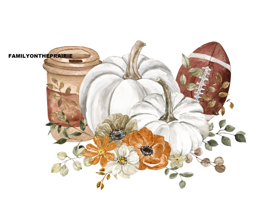 Fall Football Pumpkin Coffee Digital Download, Coffee, Fall - Etsy