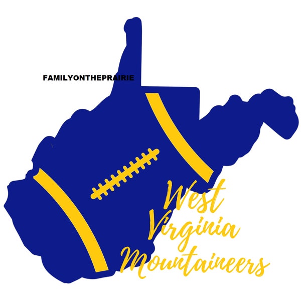 West Virginia Mountaineers Png - Etsy