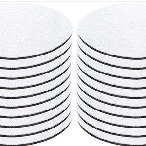 Sublimation Blanks Coaster Round Heat Transfer Cup Mats DIY - Etsy