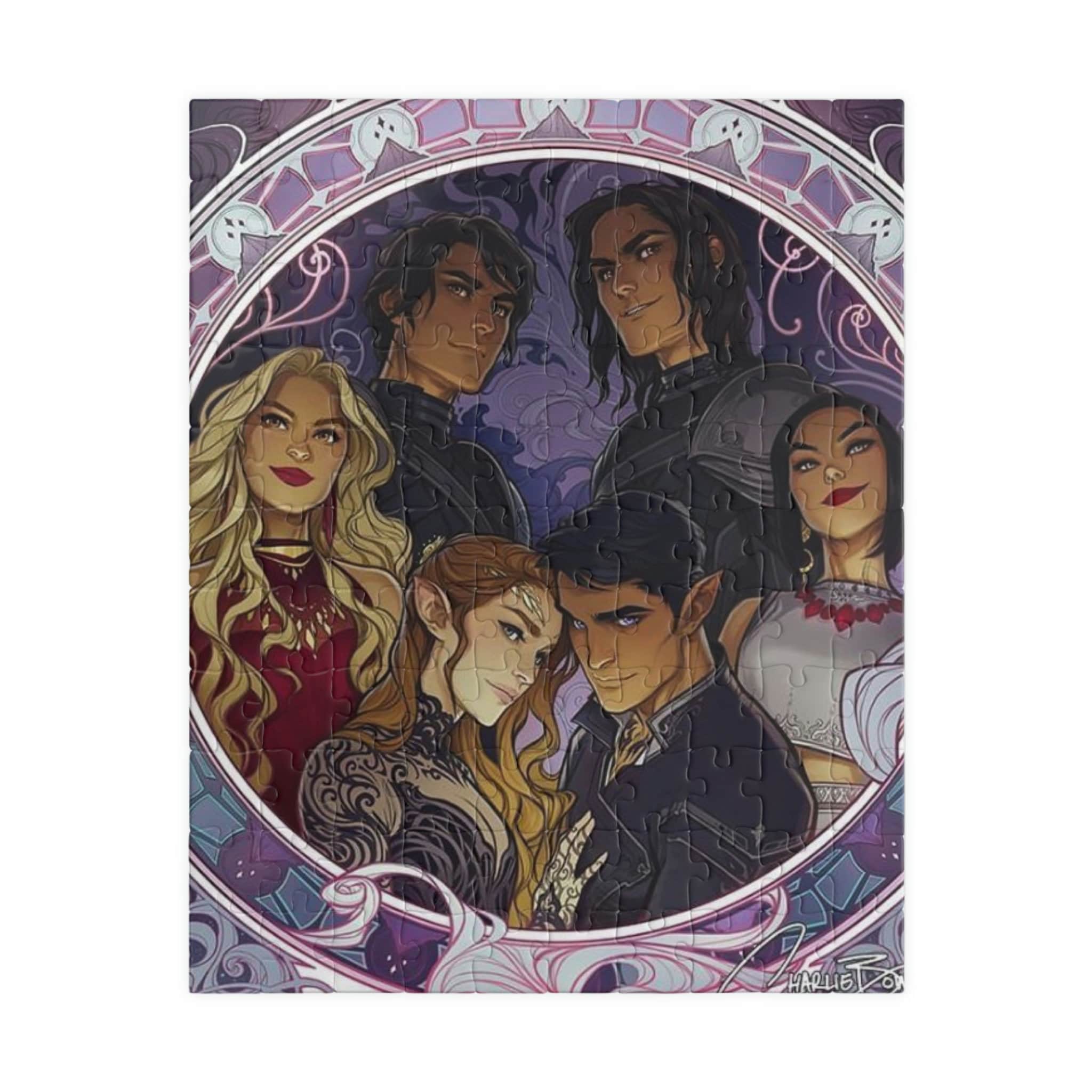 ACOTAR Themed Puzzle- the Inner Circle (110 Piece) - Etsy