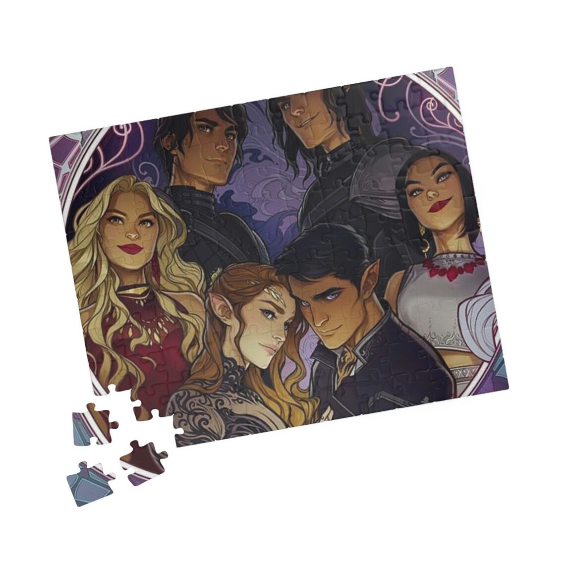 ACOTAR Themed Puzzle- the Inner Circle (110 Piece) - Etsy