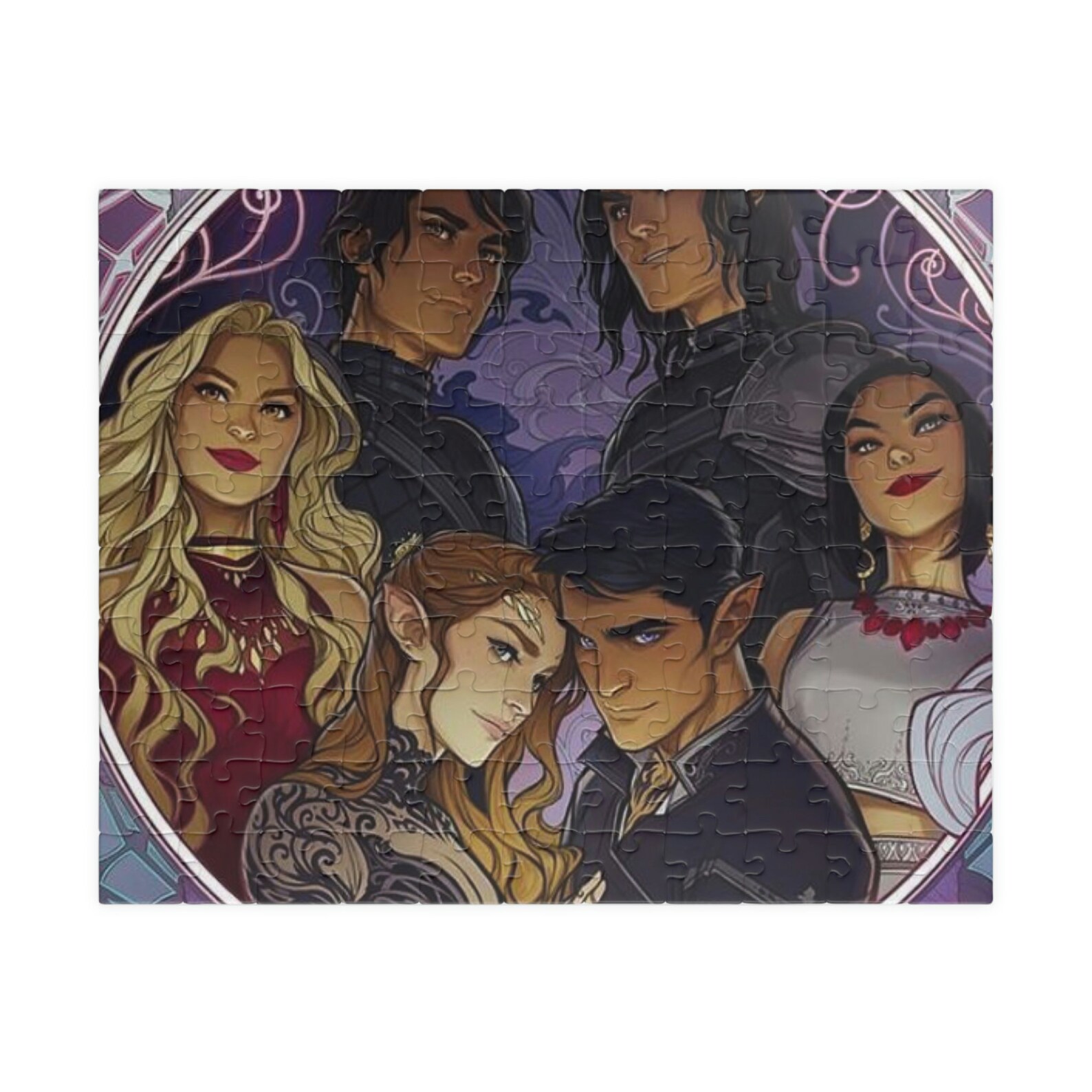 ACOTAR Themed Puzzle- the Inner Circle (110 Piece) - Etsy