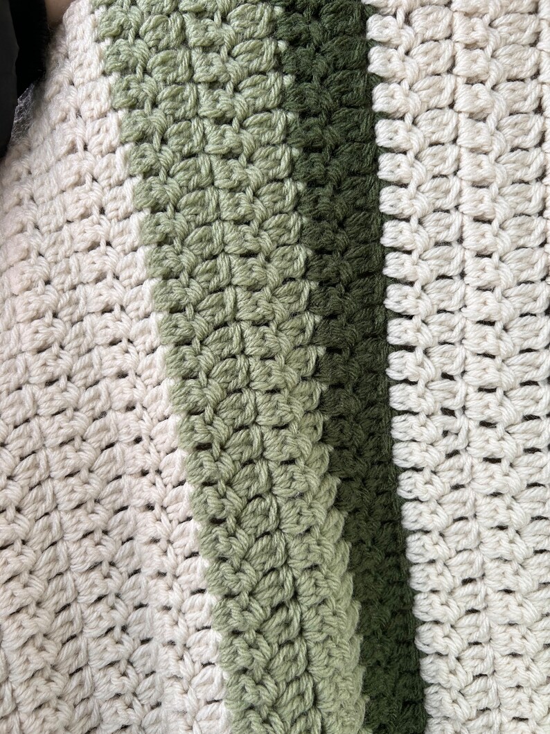 Large Hand Crocheted Blanket - Etsy