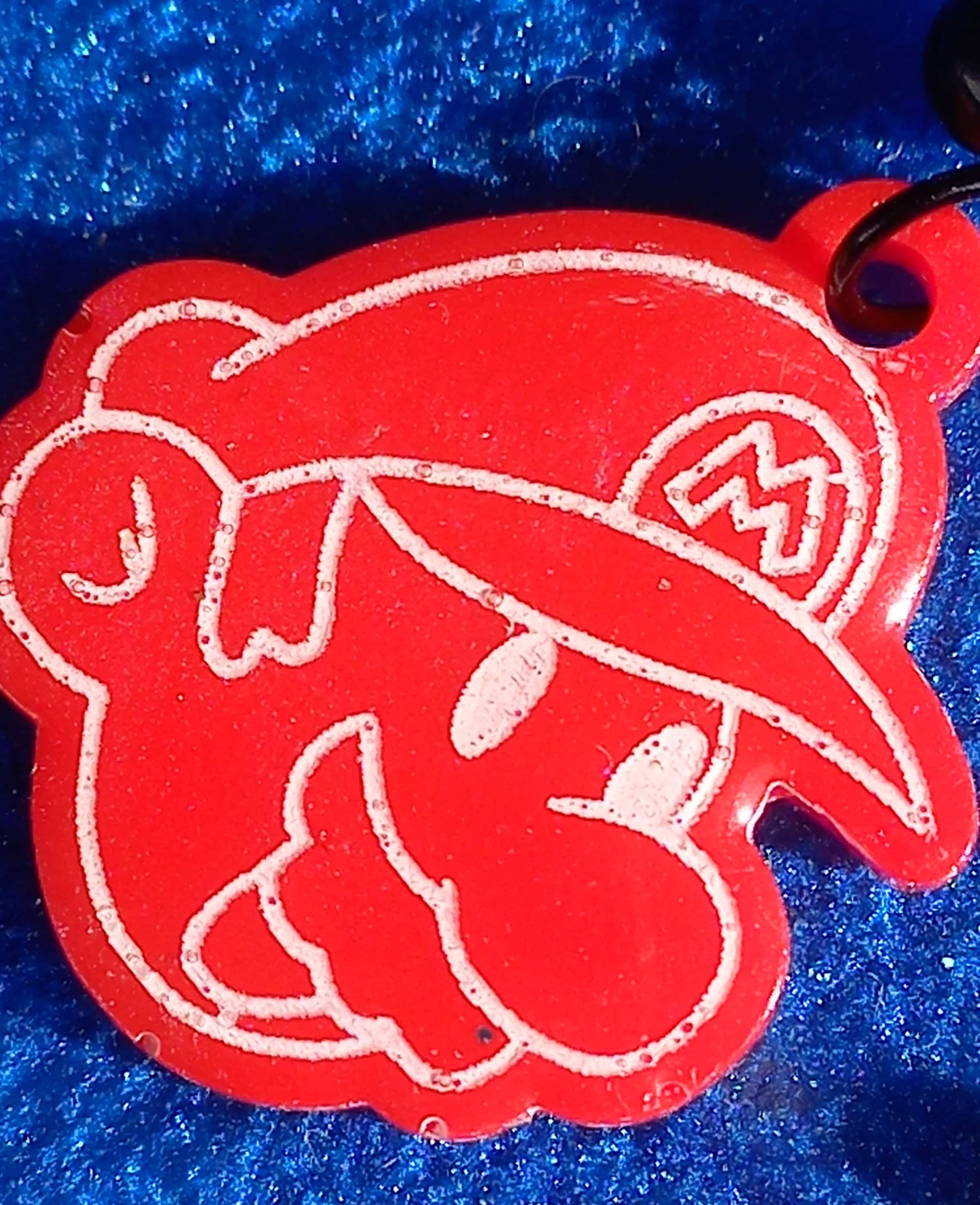 Red Mario Luigi Nintendo Retro Gamer Resin Drop Studs/old - Etsy