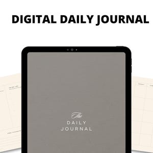 Digital Daily Journal - Etsy