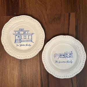 CUSTOM DECORATIVE PLATE, Personalized Plate, Housewarming Gift, House ...