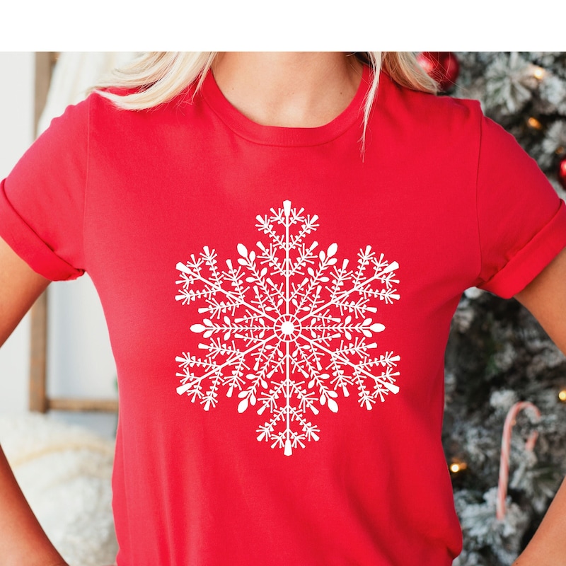 Snowflake Shirt - Etsy
