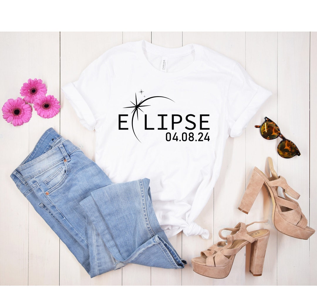 Eclipse T-shirt, Total Solar Eclipse Tee, April 8th Shirt, USA Eclipse ...