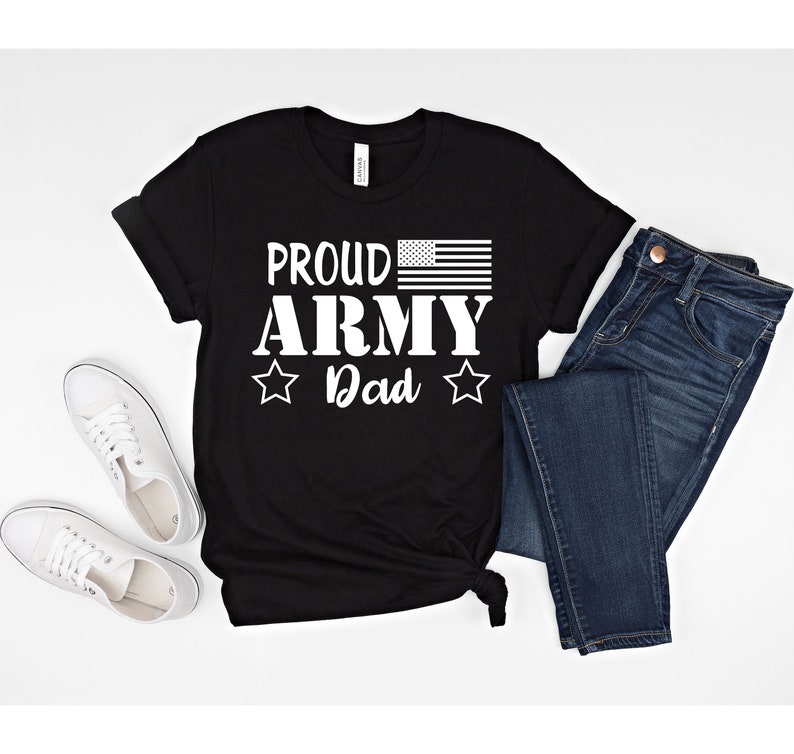 Custom Proud Army Family Matching Shirts, Army Family T-shirts, Dad Mom ...