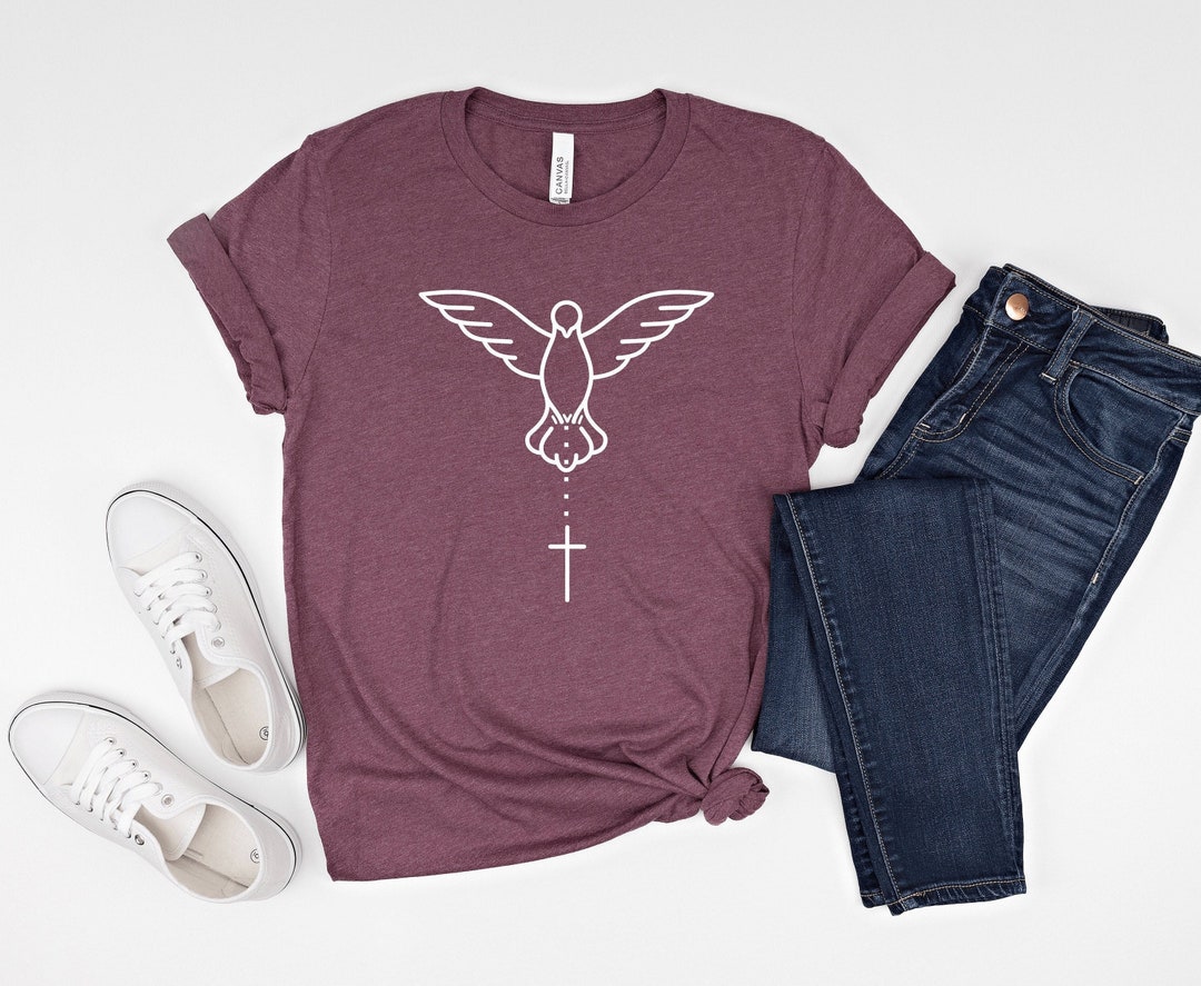 Holy Spirit Dove Religious Shirt, Apostolic Christian Shirt, Christian ...