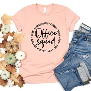 Office Staff Shirts, Coworker Gift, Office Squad Tee, Administrative ...