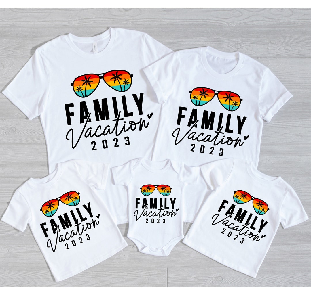 Personalized Family Shirt, Custom Summer Shirt, Family Vacation 2024 ...