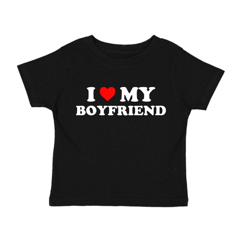 I Heart My Boyfriend Shirt - Etsy