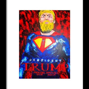 Print-super Trump - Etsy