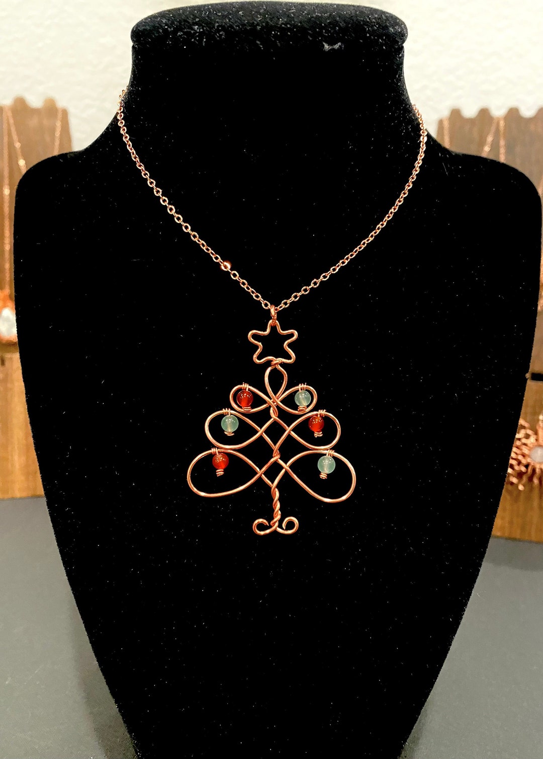 Christmas Tree Pendant - Etsy