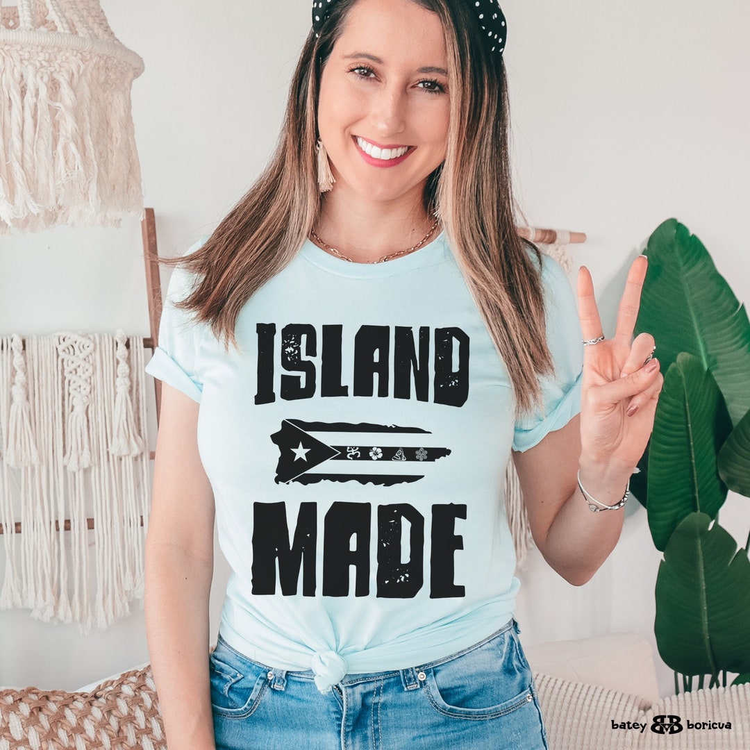 Island Made Puerto Rico Flag Shirt | Puerto Rico Tshirt | Puerto Rican ...