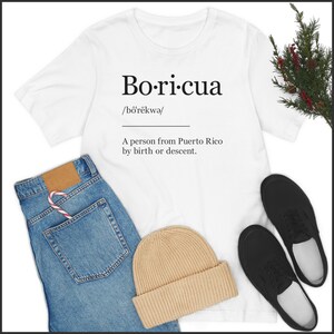 Puerto Rico Shirt, Boricua Definition Tshirt, Puerto Rican Shirt ...