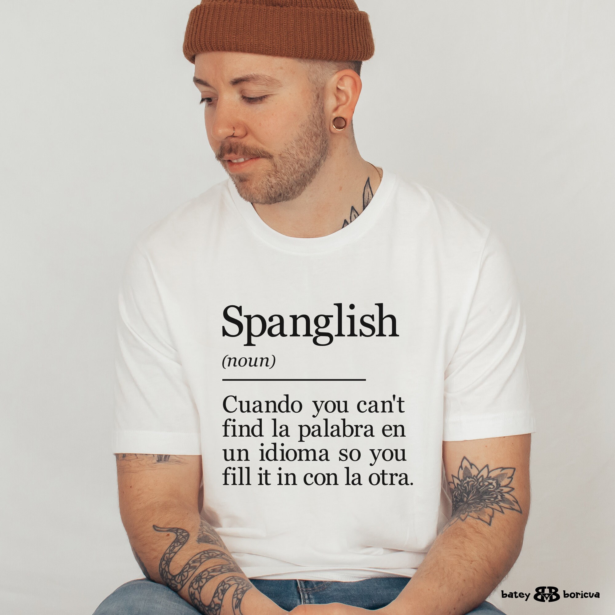Spanglish Definition Puerto Rico Shirt, Spanglish Tee, Puerto Rico ...