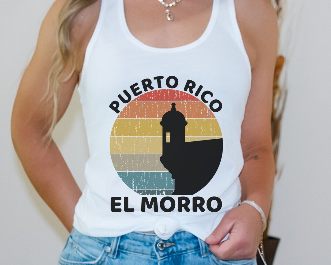 El Morro Puerto Rico Women's Racerback Tank, Boricua Tank Top, Puerto ...