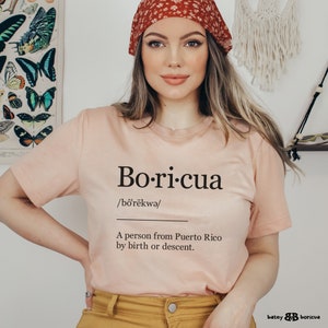 Puerto Rico Shirt, Boricua Definition Tshirt, Puerto Rican Shirt ...