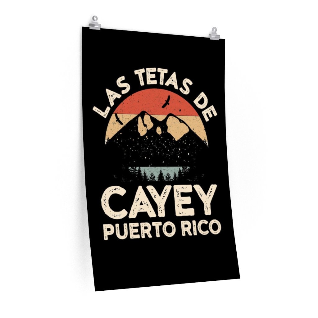 Puerto Rico Wall Art, Las Tetas De Cayey, Puerto Rican Art, Poster ...
