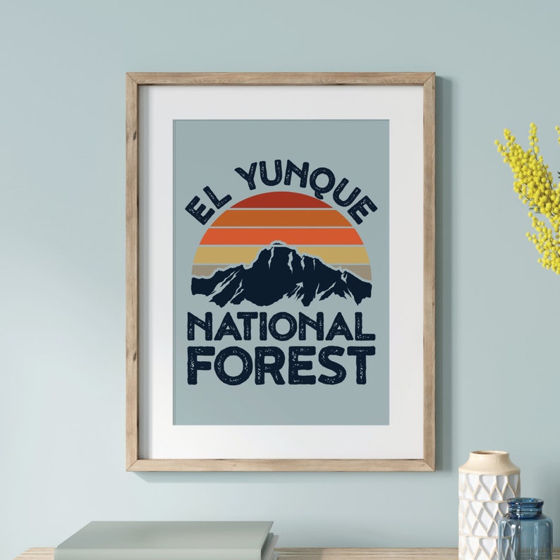 El Yunque Puerto Rico Wall Art, Puerto Rican Art, Poster Prints Art ...
