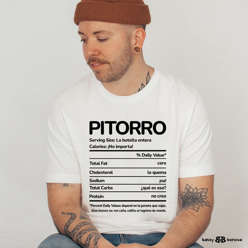 Puerto Rico Shirt, Funny Pitorro Facts Shirt, Puerto Rico Tshirt ...