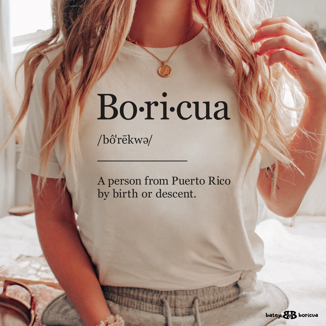 Puerto Rico Shirt, Boricua Definition Tshirt, Puerto Rican Shirt ...